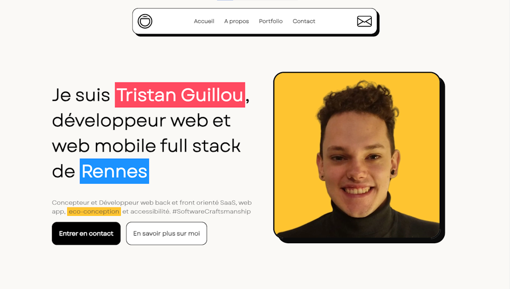 Tristan Guillou | Développeur Web Full Stack à Rennes